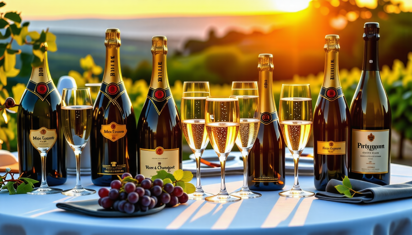 Quelles sont les principales marques de champagne