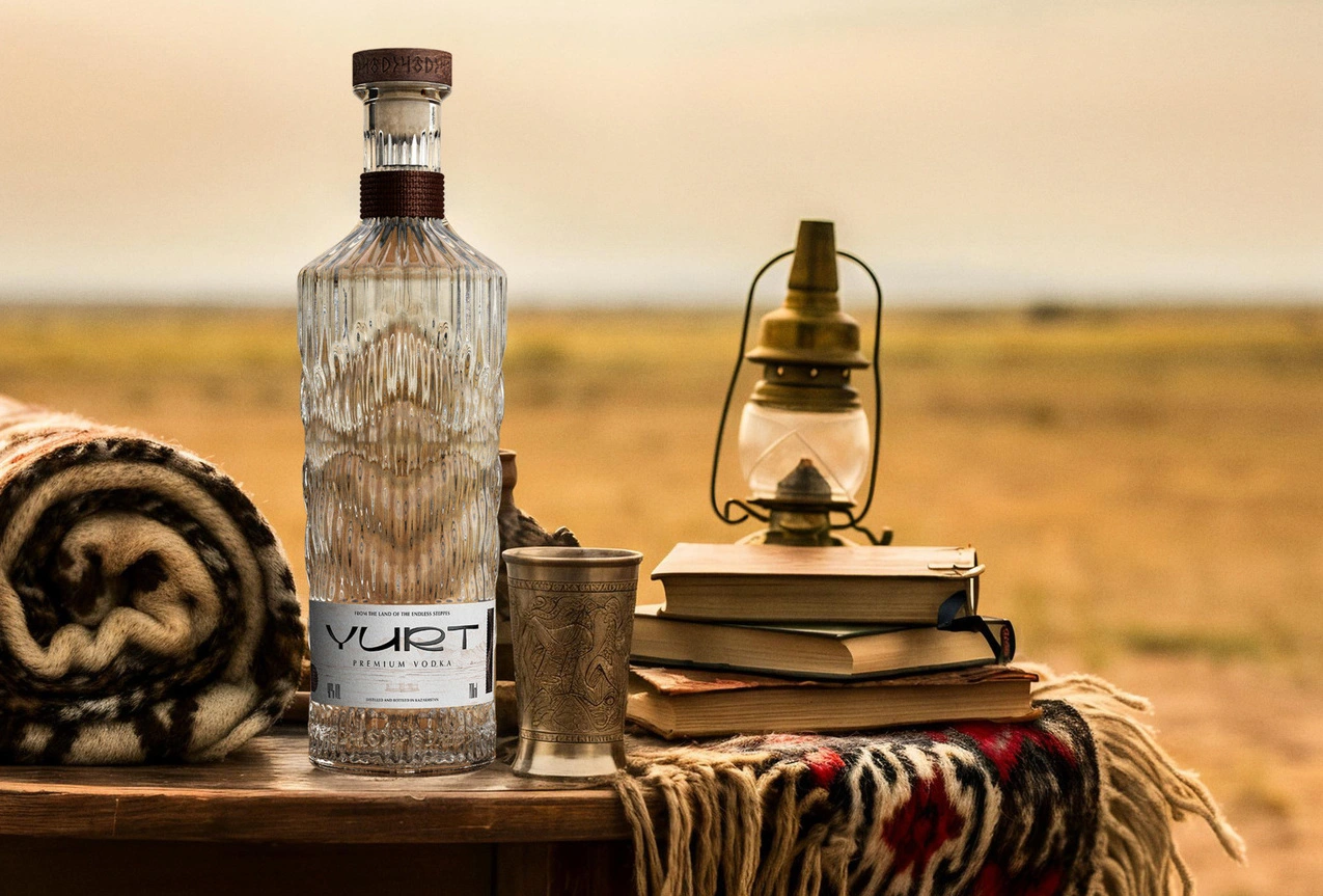 Yurt Vodka, la prime distillée du Kazakhstan qui célèbre l'outil ...